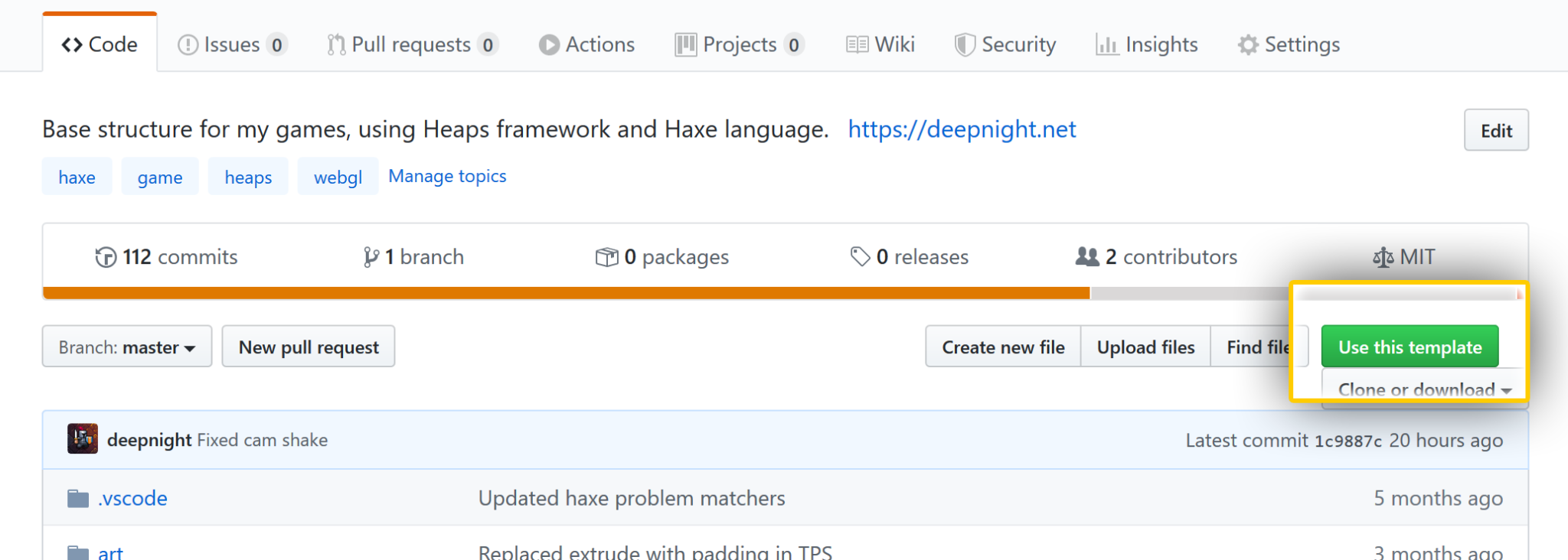 Deepnight Games | Part 2 – Using GameBase to create an Haxe+Heaps game